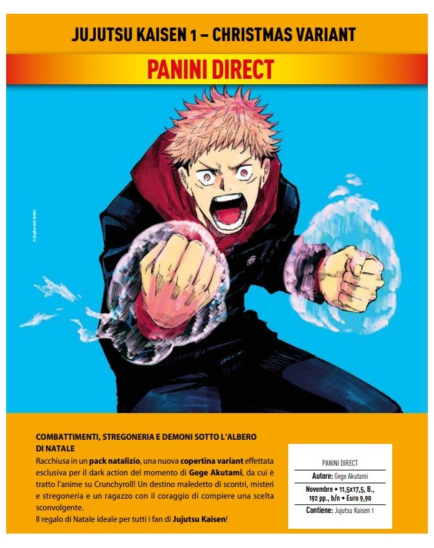 Jujutsu Kaisen – Sorcery Fight 1 – Christmas Variant – Panini Comics ...
